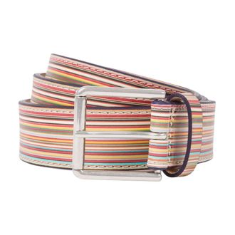 Paul Smith Stilvoller Lederg&uuml;rtel - - Accessories - Herren - Mehrfarbig - 90 CM