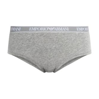 Emporio Armani Femme, Sous-v&ecirc;tements, Gris, Taille: 38 FR Slips en coton