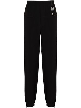 Alyx pantalon de jogging fuselé à détail de boucle - Noir