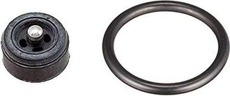 FISSLER Unimatik Silikon, verpackt Ventil, Schwarz 0 cm & O-Ring für alle Schnellkochtöpfe der vitavit royal Reihe bis 1998 - Dichtungsring für Sockel - Einfa