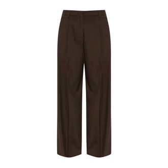 Diesel P-Aride Pantalon en Laine - Femme - Pantalons - Brun - Taille: 38 FR