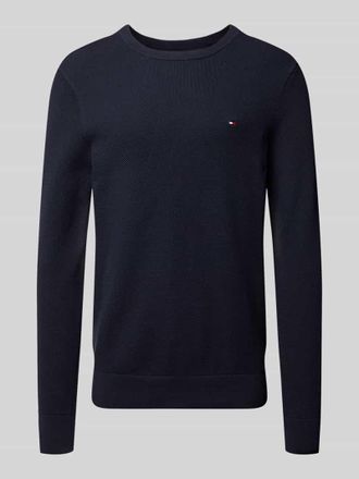 Tommy Hilfiger Regular Fit Strickpullover aus reiner Baumwolle