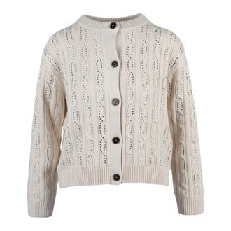 Marella Cardigan Rundhalsausschnitt - - Knitwear - Damen - Beige - M