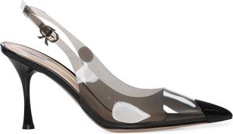 Gianvito Rossi Femme, Chaussures, Brun, Taille: 38 EU Plexi 85 Pump