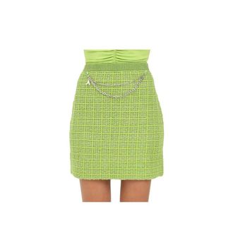 Patrizia Pepe Femme, Jupes, Vert, Taille: 38 FR Tweed Skirt