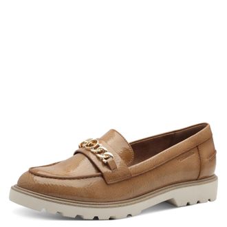 Tamaris Damen Klassische Ballerinas, Frauen Flats,Comfort Lining,TOUCHit-Fußbett,Slip-ons,klassisch elegant,Ballerinen,Camel,38 EU