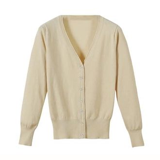 Generic Cardigan court noir en jersey pour femme, manteau de printemps, pull tricot&eacute; mode cor&eacute;enne, abricot, Taille 3XL