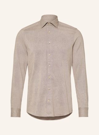 Stenstr&ouml;ms Flanellhemd Slimline Fit beige