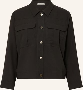 Lilienfels Lilienfels Hemdbluse Mit 3/4-Arm schwarz