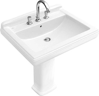 Villeroy & Boch Villeroy&boch - Hommage - Waschbecken mit &Uuml;berlauf, 75x58 cm, Wei&szlig; - 1 Hahnloch 710175R1
