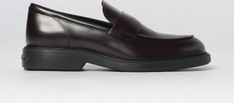 Hogan H704 Penny-Loafer aus geb&uuml;rstetem Leder mit hochgezogener Naht
