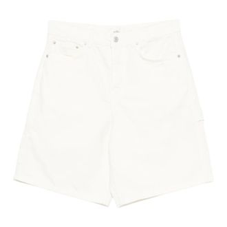 Les Deux Homme, Shorts, Blanc, Taille: W28 Carpenter Denim Short