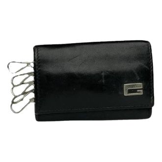 Gucci Pre-owned Leder Schl&uuml;sseletui - - Pre-owned - Damen - Schwarzk - ONE SIZE