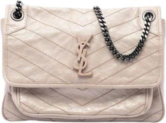 Saint Laurent Sac bandouli&egrave;re Niki Pre-owned - Femme - Pre-owned - Beige - Taille: ONE Size