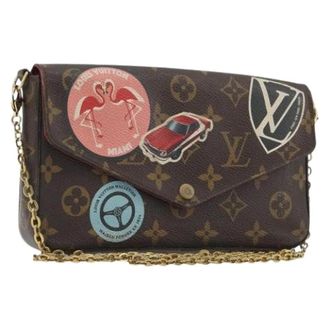 Louis Vuitton Pre-owned Mini Pochette Accessoires - - Pre-owned - Damen - Braun - ONE SIZE