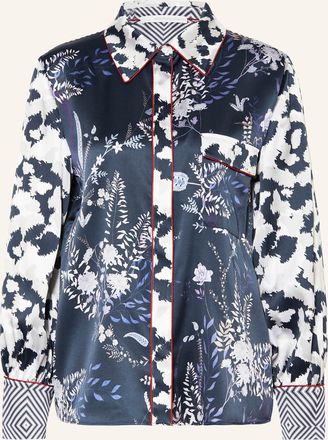 Herzen'sangelegenheit Herzens Angelegenheit Hemdbluse Aus Seide blau