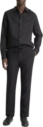 Vince Homme, Pantalons, Noir, Taille: S Lightweight Hemp Pant