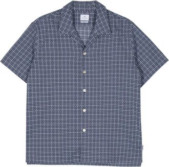 Paul Smith Hemd mit Ziern&auml;hten - Blau