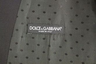 Dolce & Gabbana Mens Black Wool Formal Dress Vest Gilet Weste
