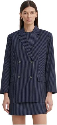 2nd Day 2Ndday, Femme, Vestes, Bleu, Taille: 40 FR Herman Blazer