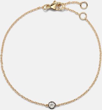 Stone and Strand Armband The Alibi aus 10kt Gelbgold mit Diamant