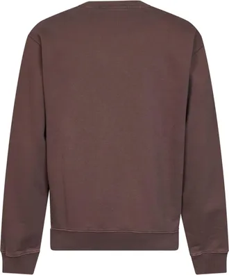 Jacquemus Embroidered Logo Sweatshirt - Brown