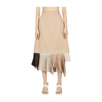 Rokh Skirts - - Skirts - Damen - Beige - 2XS