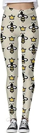 Generic Legging de sport 2026 pour femme - Confortable - Imprim&eacute; - Contr&ocirc;le du yoga - Taille haute, kaki, XXL