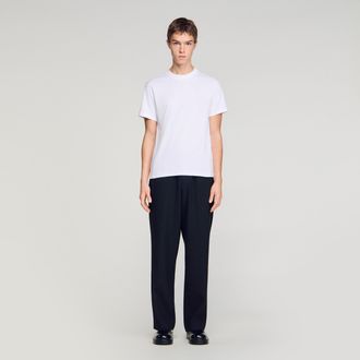 Sandro T-shirt &agrave; patch double S