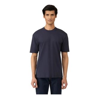 Sunspel Heavy Weight Supima Cotton T-Shirt - - Tops - Herren - Blau - M