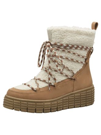 Tamaris Damen Warmfutter Stiefel Vegan; CAMEL COMBINED, EU 38