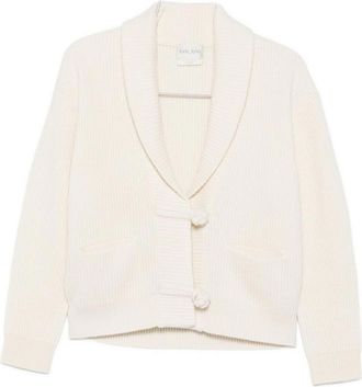 Forte_Forte Cardigan - Wei&szlig;