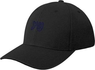 Generic Casquette de baseball YU - Nametag pour YU Signature en bleu fonc&eacute; Casquette de baseball Beach Outing Luxe Homme Chapeau Casquettes Femmes Hommes Cade