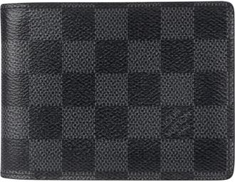 Louis Vuitton Portemonnaie - Louis Vuitton Damier Graphit Monogram Slender Wall - Gr. unisize - in Schwarz - f&uuml;r Damen