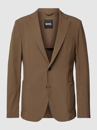 HUGO BOSS 2-Knopf-Sakko mit Reverskragen Modell Hanry