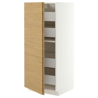 IKEA METOD / MAXIMERA Hochschrank m Schubladen