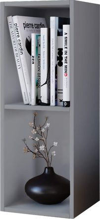 VCM Holz CD DVD Regal | Aufbewahrung | Maße H. 72 x B. 34 x T. 30 cm | Deko Regal | Bücherregal - Mendas 2 Fächer