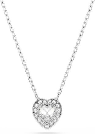 Swarovski Ariana Grande x Anhänger, Verschiedene Schliffe, Herz, Weiß, Rhodiniert