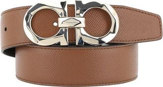 Ferragamo Brauner Kalbsleder Bos Taurus G&uuml;rtel Regular