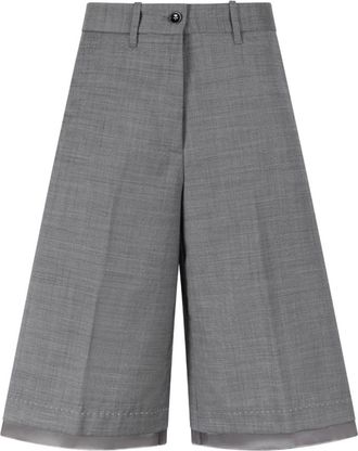 Nine In The Morning Femme, Shorts, Gris, Taille: W26 Bermudas larges Tailored