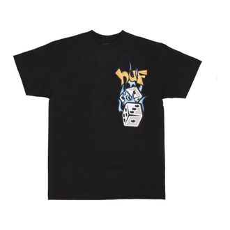 HUF Schwarzes Herren Tee Kurzarm - - Tops - Herren - Schwarzk - S