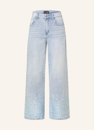 Miss Goodlife Miss Goodlife Wide Leg Jeans Mit Pailletten blau