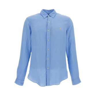Polo Ralph Lauren Homme, Chemises, Bleu, Taille: S Camicia