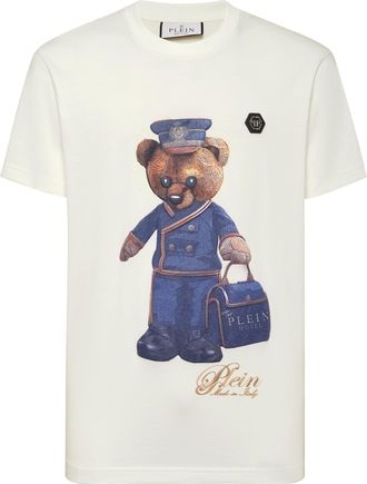 Philipp Plein T-Shirt Rundhalsausschnitt Ss Teddy