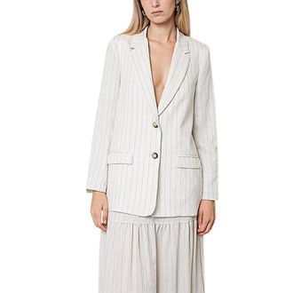 Kaos Kaos, Femme, Vestes, Blanc, Taille: 36 FR Veste crois&eacute;e