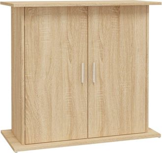 Generic Aquariumständer mit Fächer und Ablagen, Aquarienschrank, Aquarium Unterschrank, Aquarium Tisch, Aquarienunterschrank, Terrarium Schrank, Betongrau, (8