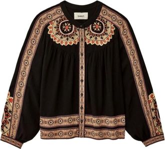 BA&SH Femme, Blouses et Chemises, Noir, Taille: 38 FR Valda Blouse