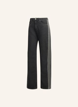 adidas Originals Adidas Originals Firebird Jeanshose Mit Mittelhohem Bund, Gerade Geschnitten schwarz