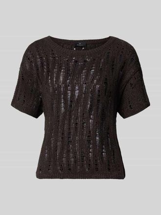 Monari T-Shirt in semitransparentem Design Modell Ajour