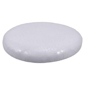 Valiclud Runder Ersatzsitz f&uuml;r Barhocker 29cm PU Sitzauflage Wei&szlig; Weiches Polster Fleckenabweisend Stuhlsitzkissen f&uuml;r Esszimmer und K&uuml;che
